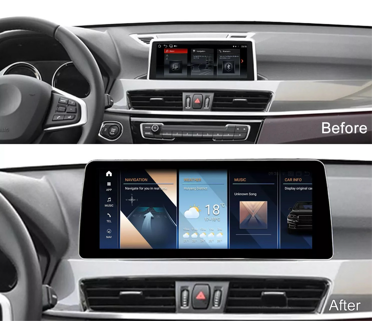 BMW X1 X3 X4 X5 X6 12.3” ID8 Unit – DXTuning