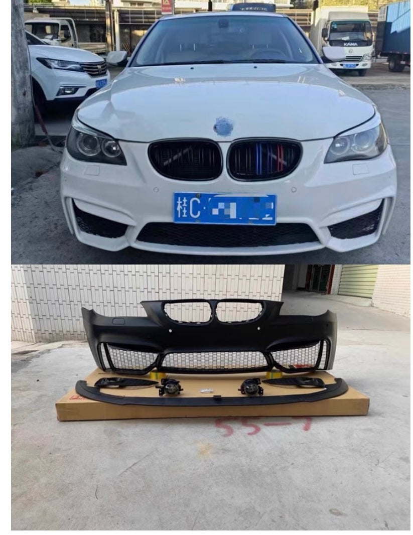 BMW E60 Custom Front bumper Kit – DXTuning