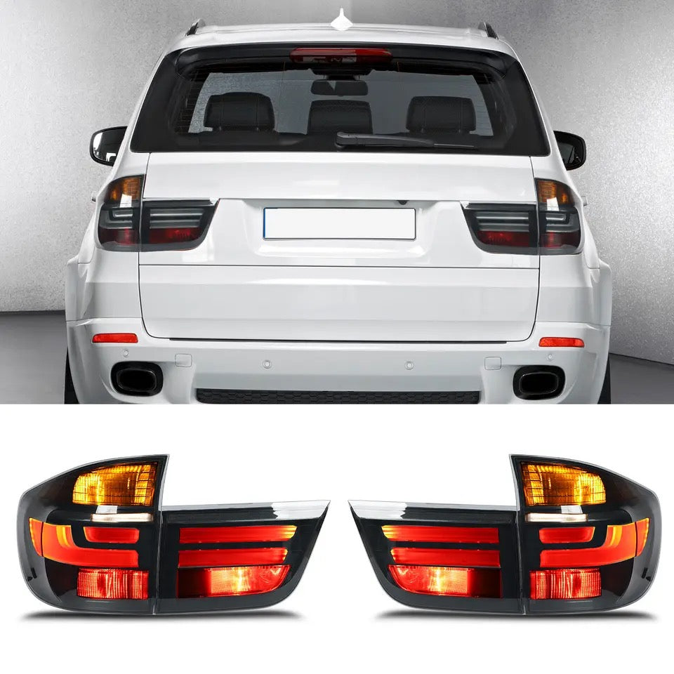 For BMW E70 Pre LCI - LCI Black edition taillights P&P – DXTuning
