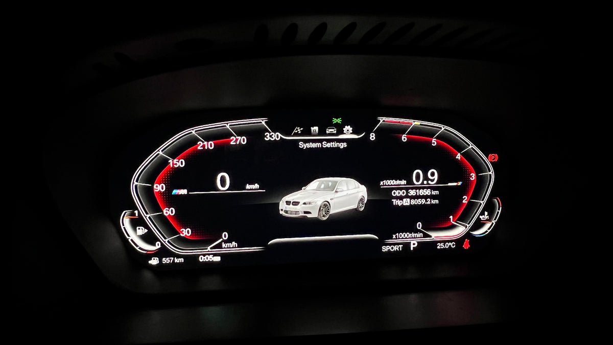 Digital LCD Cluster for BMW E90 E91 E92 E93 Pre LCI & LCI – DXTUNING