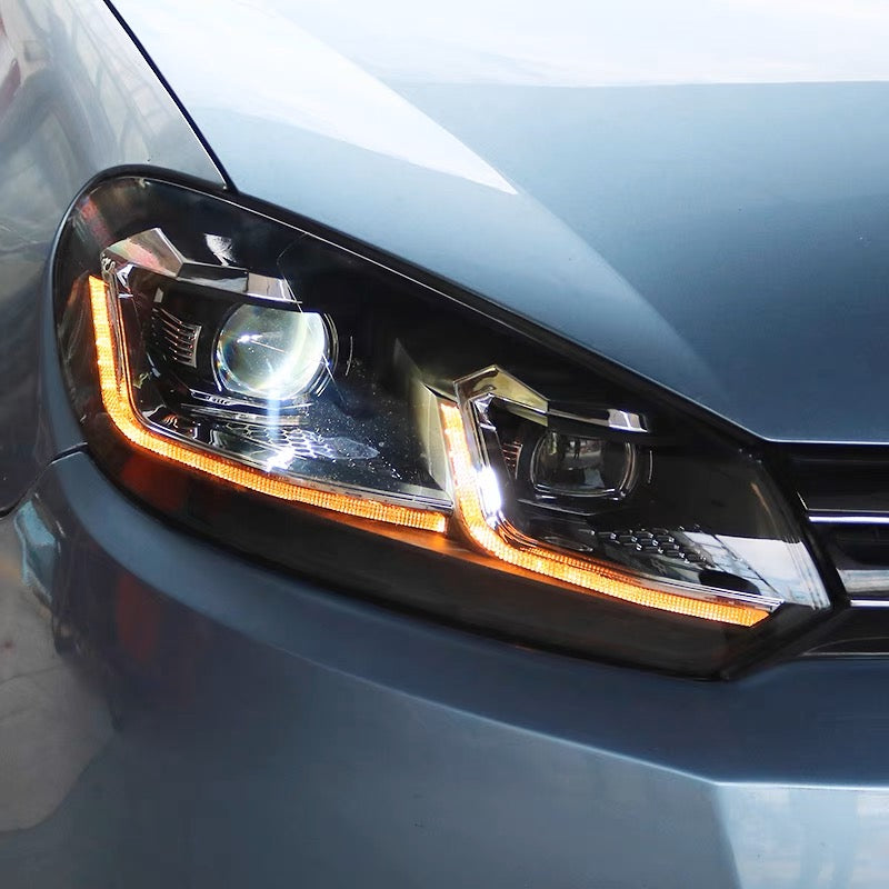 VW Golf MK6 LED headlights – DXTuning