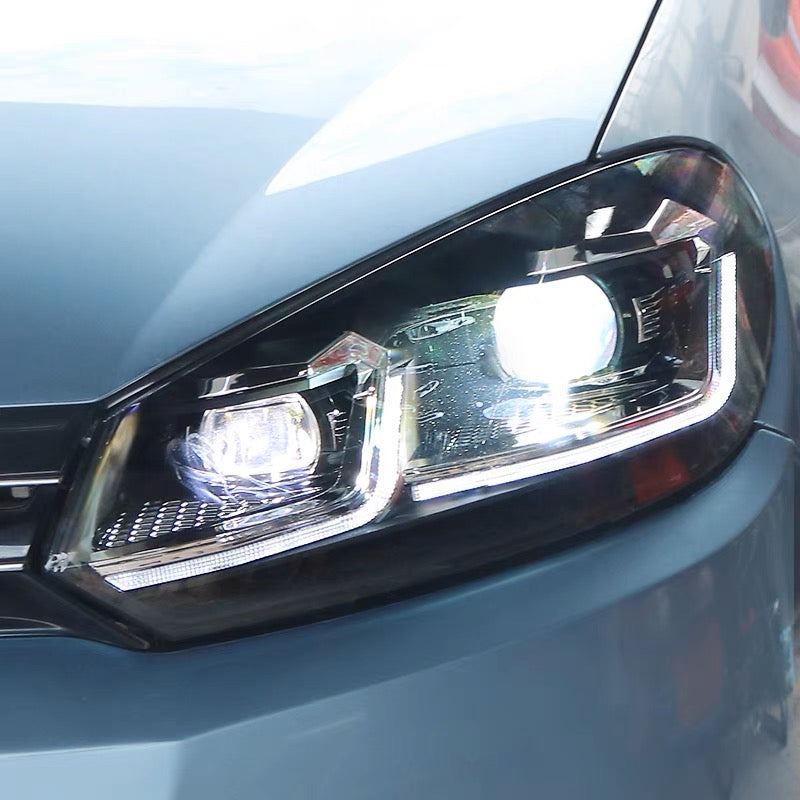 VW Golf MK6 LED headlights – DXTuning