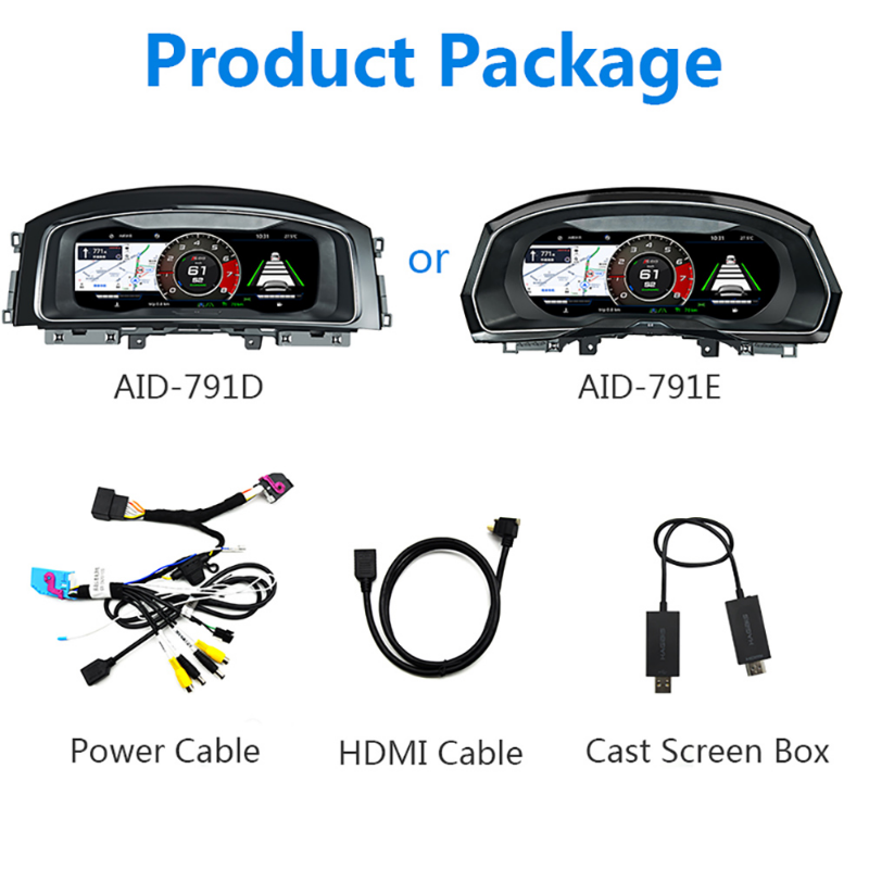 Dashboard For VW B8 PASSAT CC golf 7 GTI Variant Car LCD Instrument P – DXTuning