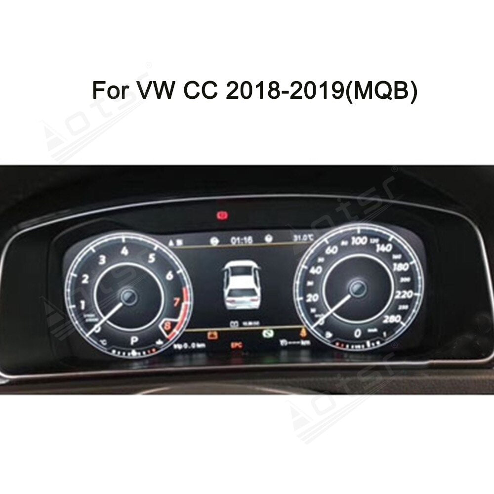 Dashboard For VW B8 PASSAT CC golf 7 GTI Variant Car LCD Instrument P – DXTuning