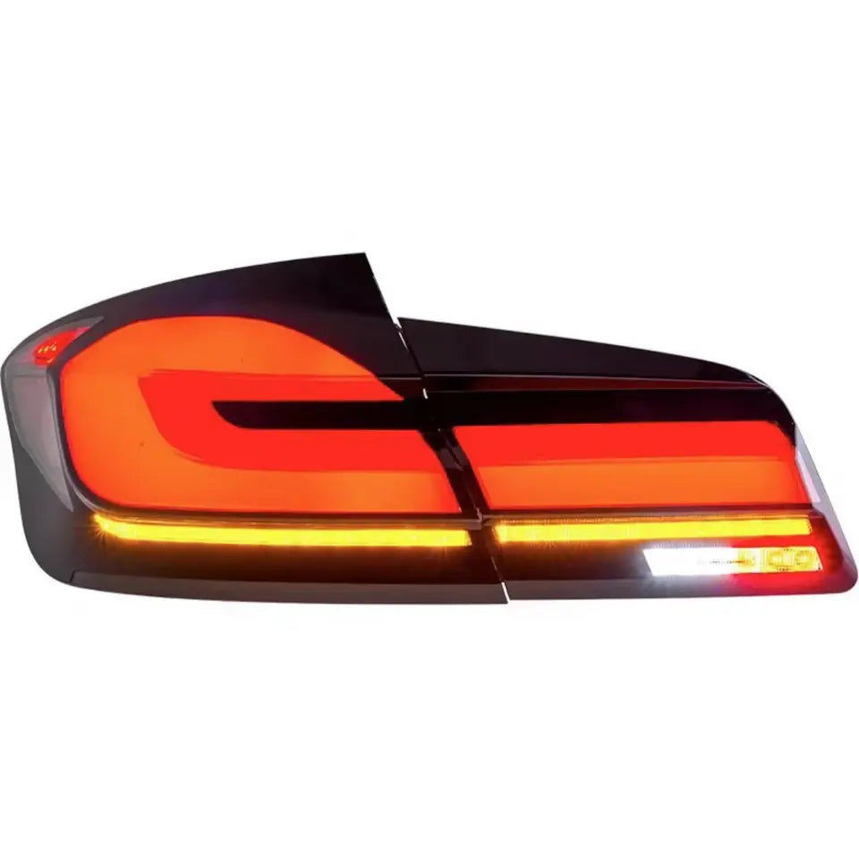 G30 Style LED Tail Lights w/ Sequential Turn Signals for 10-16 BMW F10 ...