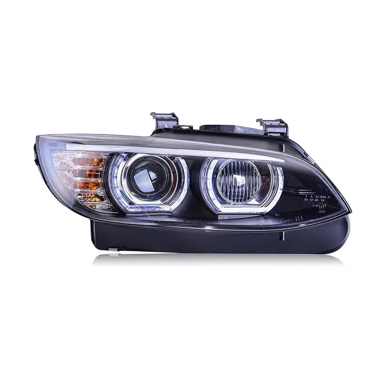 DTM Angel Eye Projector Headlights for 06-13 BMW E92 M3 & 3-series ...