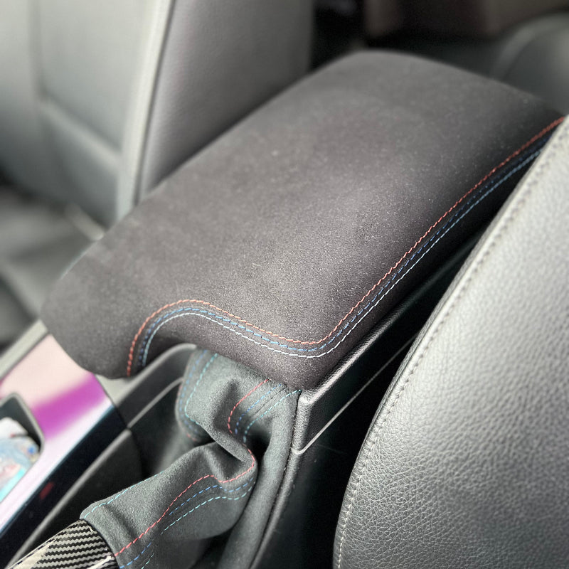 Alcantara Center Console Armrest for BMW E90/E91/E92/E93 3-series ...