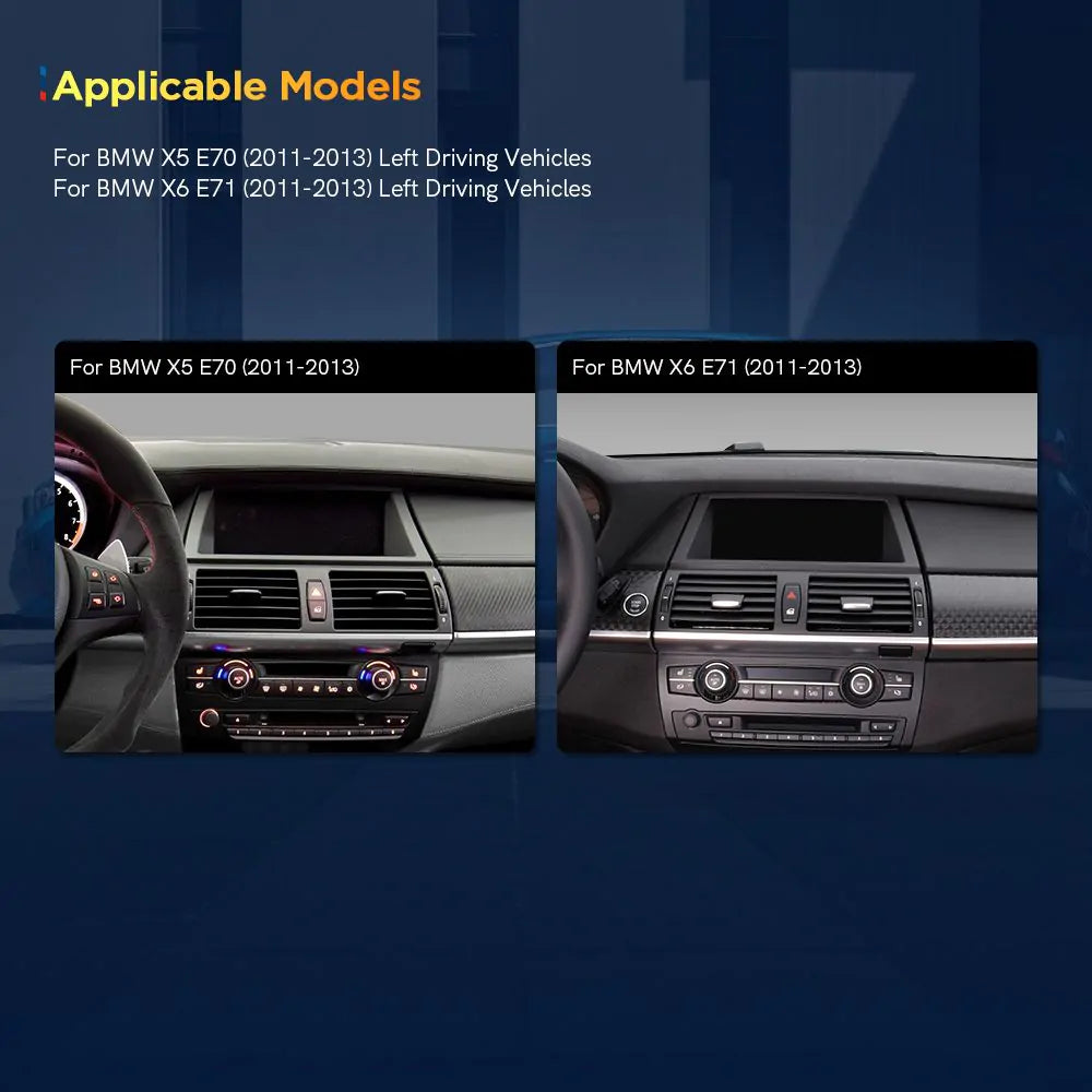 Head Unit For BMW 2011-2013 X5/X6 E70/E71 (CIC) | Qualcomm 662 | 8GB R ...