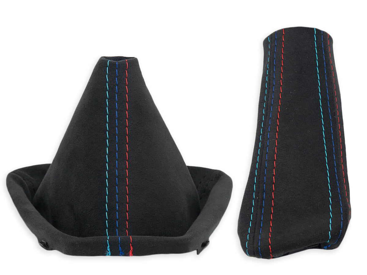Alcantara Gear Shift Boot Manual + Handbrake Boot for E90/E91/E92/E93 ...
